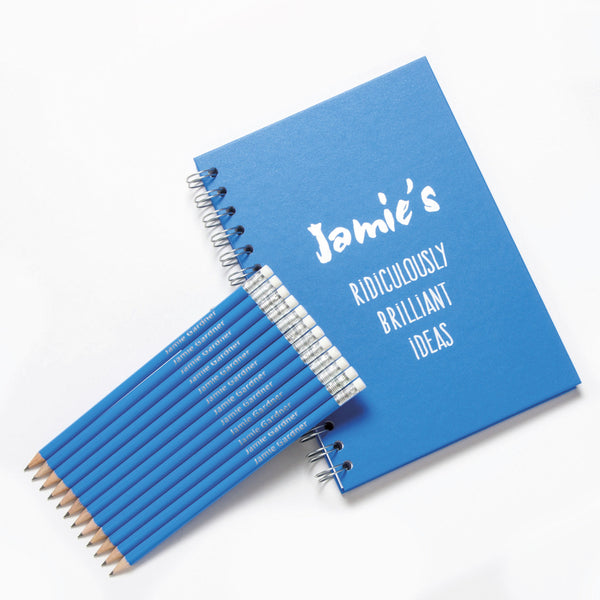 Personalised Notebooks with Pencils – That’s My Pencil